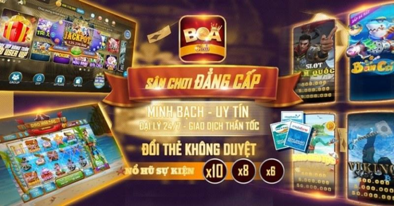 Boa Club – Sảnh Game Nổ Hũ Đẳng Cấp, Đổi Thưởng Hấp Dẫn. - 68 Game Bài